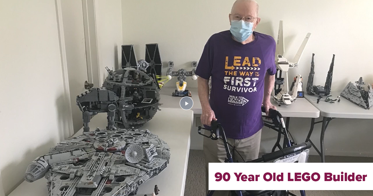 90 Year Old Kansas Resident Creates 260 LEGO Models - Senior Star